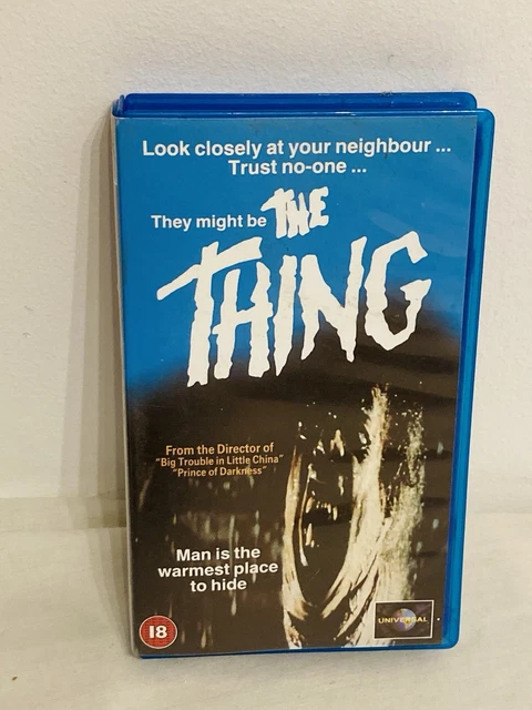 THE THING - VHS Video Horror Film - Original Vintage 1982 £21.49 ...