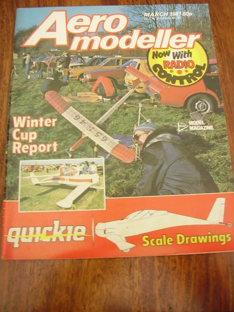 AEROMODELLER MODEL AIRCRAFT Magazine March 1981 With Citabria Plan £4. ...