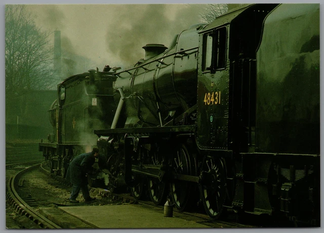 CLASS 8F 2-8-0 No 48431 Steam Locomotive at Haworth March 1986 Railway ...