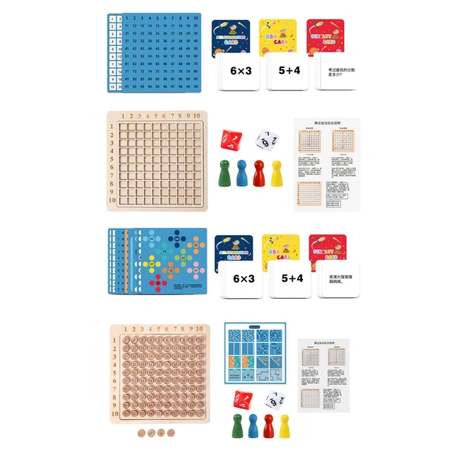 TABLEAU DE TABLE Math Manipulatives Addition Multiplication pour tout ...