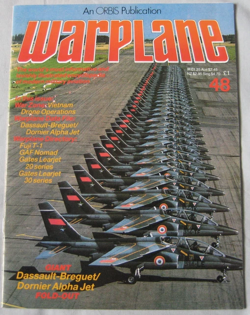 WARPLANE MAGAZINE ISSUE 48 Dassault-Breguet/Dornier Alpha Jet Cutaway ...