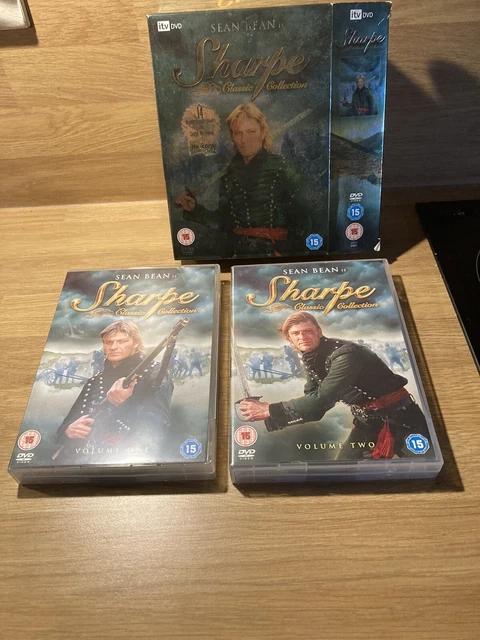 SHARPE THE COMPLETE 8 Disc Collection Box set ITV 14 Episodes ( DVD ...