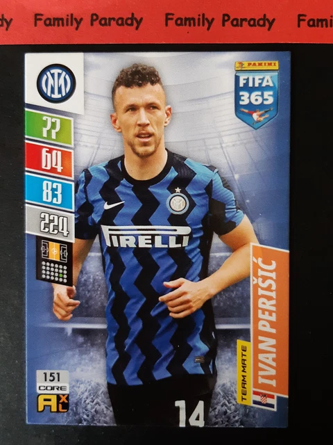 IVAN PERISIC 151 Inter Milan Carte Panini Adrenalyn XL Foot Fifa 365 ...