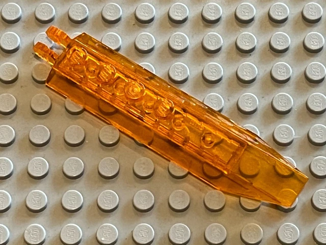 RARE LEGO STAR Wars trans Orange Hinge Plate 1x8 Ref 14137 / set 75269 ...
