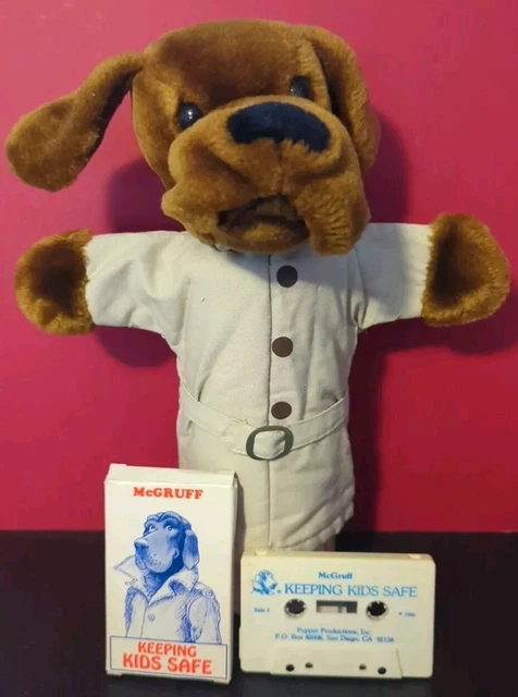 VTG 1979-81 DAKIN Mcgruff The Crime Dog Hand Puppet - Take A Bite Out ...