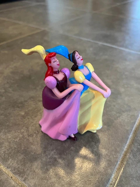 DISNEY CINDERELLA PVC Figurine Step Sisters Cake Topper Figure 3 inch £ ...