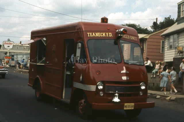 FIRE APPARATUS SLIDE- Teaneck NJ Fire Department Step Van Field Unit $5 ...