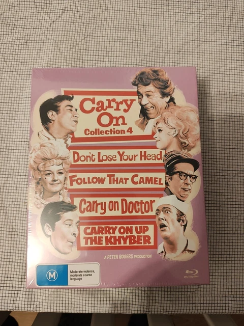 CARRY ON... FILM Collection 4 Blu-Ray Boxset New & Sealed (Restored ...