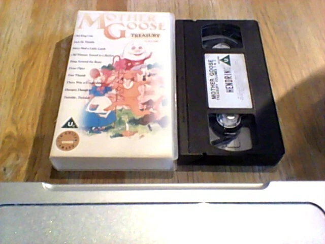 MOTHER GOOSE TREASURY Nursery Rhymes Cartoon Hendring UK PAL VHS VIDEO ...