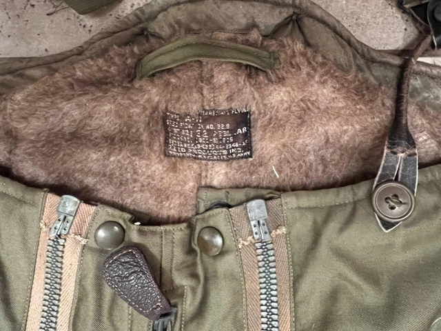 ORIGINAL VINTAGE WWII AIR FORCES U.S. ARMY TYPE A-11 USAAF WW2 Flight ...