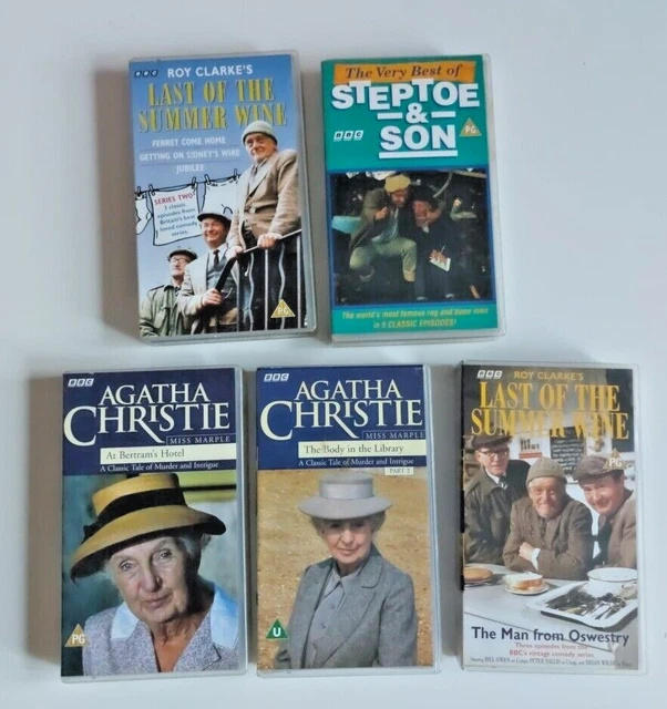 BBC VHS VIDEO Tape Bundle (Set of 5) - Agatha Christie, Last of the ...