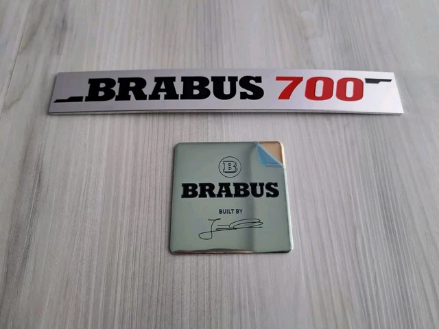 ORIGINAL BRABUS 700 Emblem Logo Gold MOTORABDECKUNG AMG G-63 G-Klasse ...