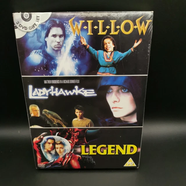 WILLOW / LEGEND / Ladyhawke (Box Set) (DVD, 2004) new sealed £9.49 ...