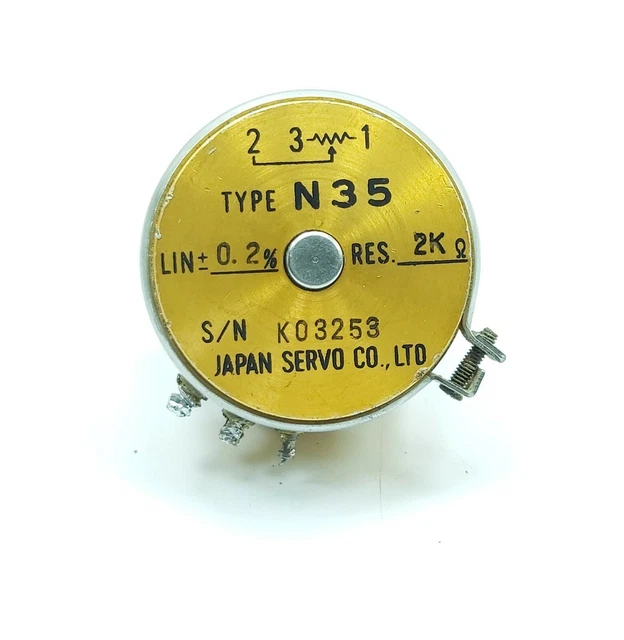 JAPAN SERVO N35 potentiometer position conductive plastic Angle Sensor ...