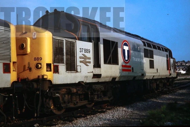 35MM SLIDE BR British Railways Diesel Loco Class 37 37889 1995 Original ...