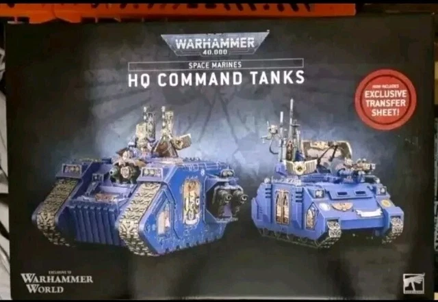 NEW WARHAMMER 40K Space Marine HQ Command Tanks Warhammer World #1 ...