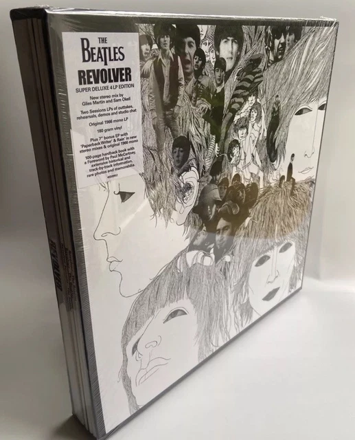THE BEATLES REVOLVER Super Deluxe vinyl box set 4LP + book + 7" new ...