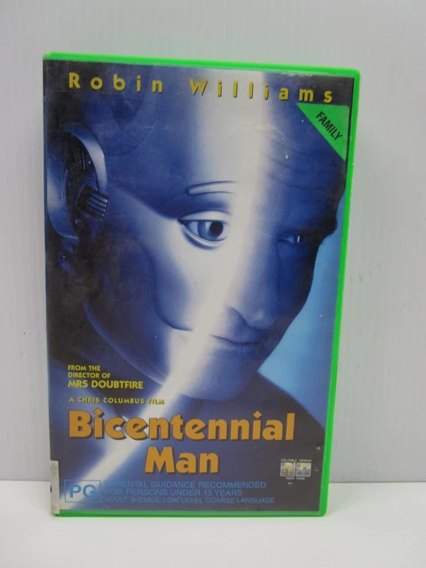 BICENTENNIAL MAN, ROBIN Williams, VHS Tape, Vintage Video, Movie, PG ...