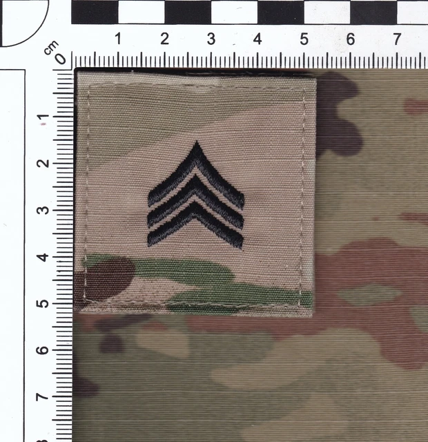 US ARMY MULTICAM /Scorpion OCP, SERGEANT (SGT) Rank with Hook EUR 3,75 - PicClick DE