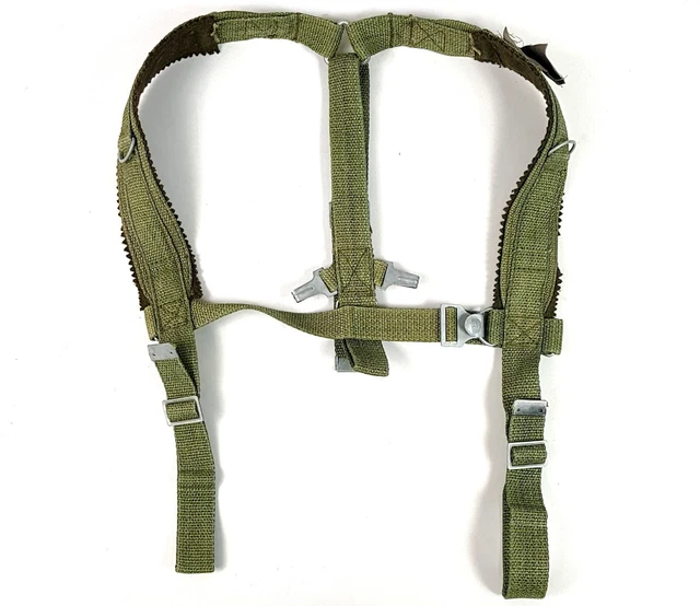 GENUINE POLISH ARMY webbing system web suspenders belt-Military Surplus ...