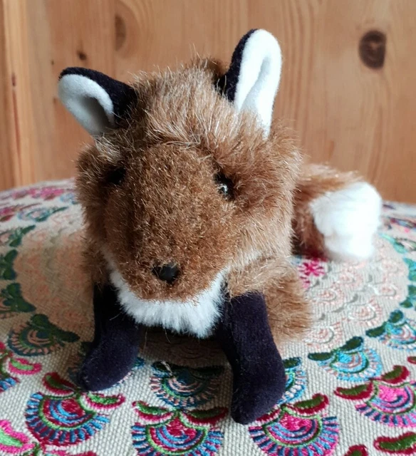 FOLKMANIS BROWN FOX Finger Puppet Plush Soft Stuffed Animal Toy 4" £18. ...