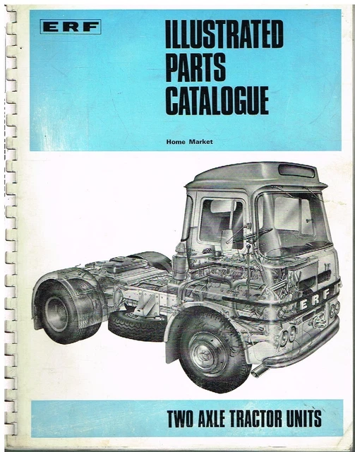 ERF LV 64 Gxb/Cu/Re Tractor Unit Orig. 1969 Factory Illustrated Parts ...