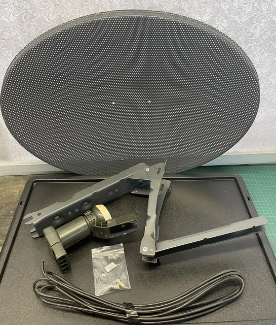 SKY SATELLITE DISH With Quad LNB For Sky + HD Q Freesat Multiroom zone ...