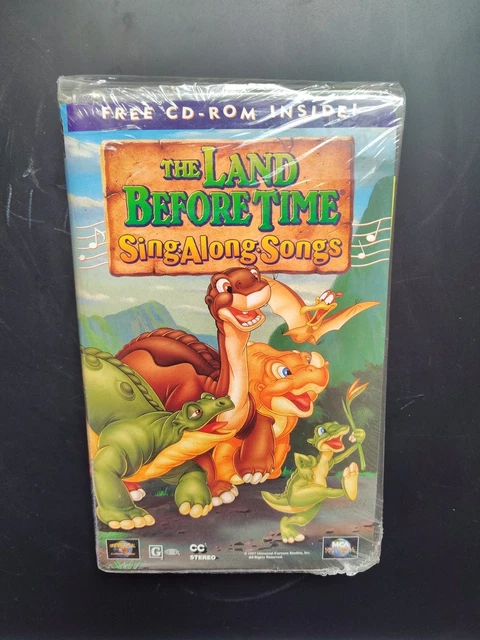 THE LAND BEFORE Time Sing Along Songs VHS Sealed $33.07 - PicClick AU
