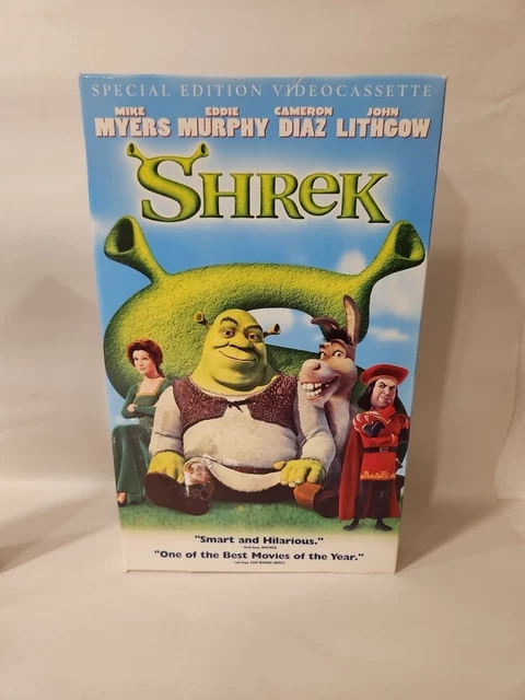 SHREK VHS STARRING Eddie Murphy, Cameron Diaz, Mike Myers Big Box £2.64 ...