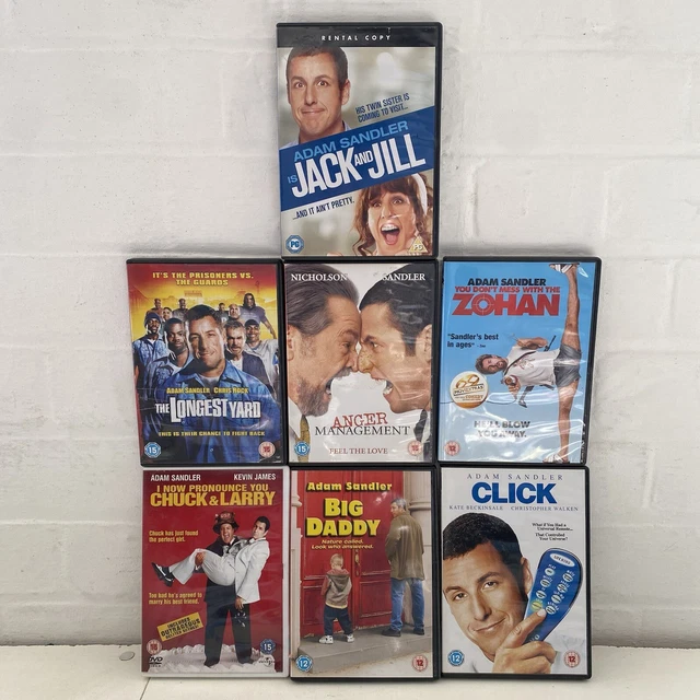 ADAM SANDLER DVD Bundle X 7 Comedy Movie Film Collection Funny £6.49 ...