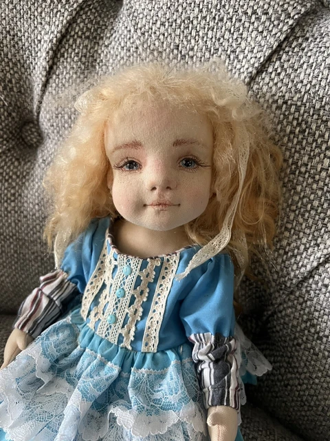 TEXTILE DOLL, CLOTH Doll Rug Doll, Handmade Doll, ooak Doll £75.00 ...