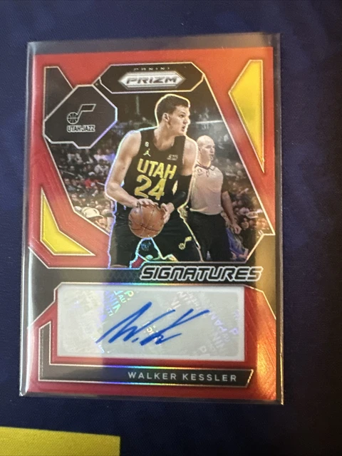 2023-24 PANINI PRIZM - Walker Kessler - Signatures - Red Prizm Auto 22/ ...
