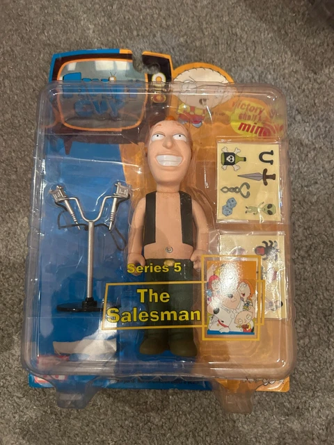 FAMILY GUY ACTION Figure - Mezco Toys Series 5 - Salesman Tattoo (New ...