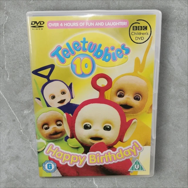 TELETUBBIES 10 HAPPY Birthday! 2 Disc DVD BBC UK Release VGC Tested £9. ...
