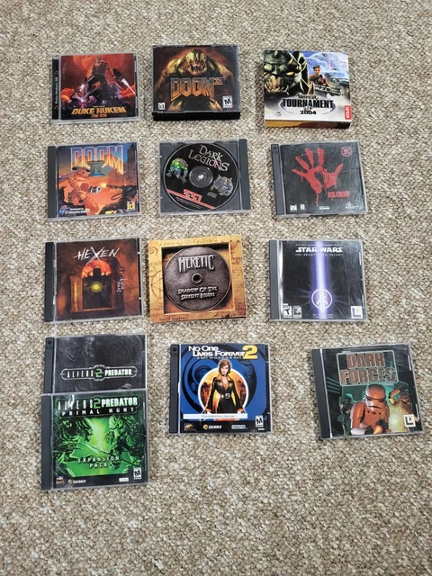 LOT OF 13 vintage Cd Games For Pc DOOM 2 BLOOD STAR WARS $30.00 - PicClick