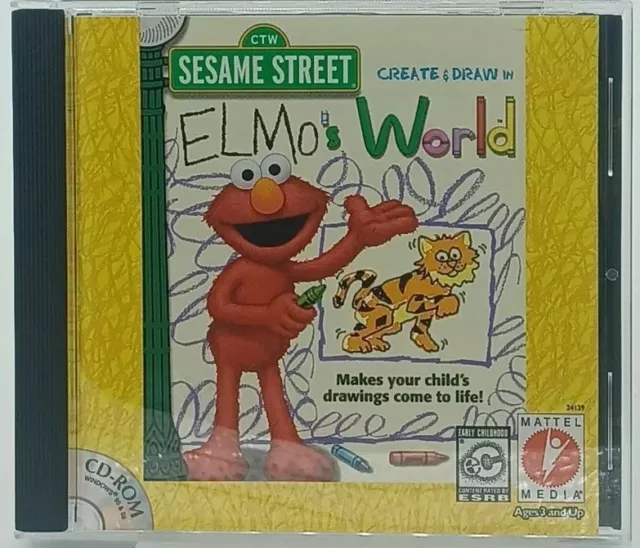 SESAME STREET: CREATE & Draw in Elmo's World (PC, 1999) $24.49 ... SESAME STREET: CREATE & Draw in Elmo's World (PC, 1999) $24.49 ...