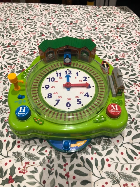 THOMAS THE TANK Engine interactive Busy Time Learning Clock by Tomy ...
