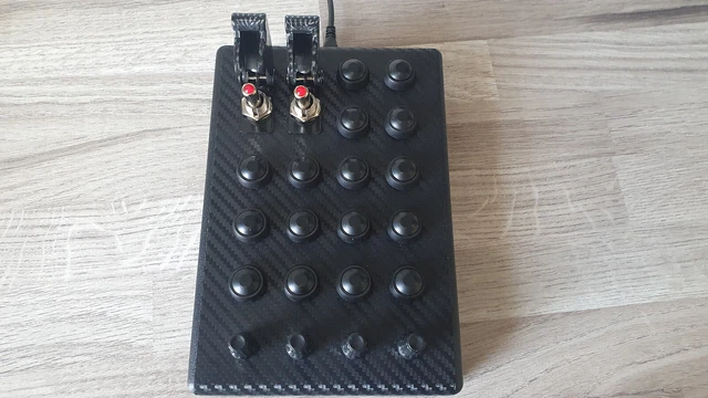 BUTTON BOX FOR PC/consoles sim racing/flight/sim/ets2 programmable ...