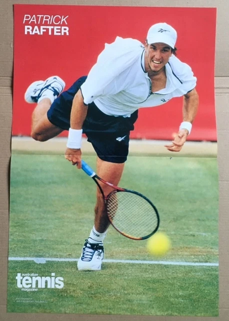 PAT RAFTER ORIGINAL Vintage Australian Tennis Magazine Poster £9.73 ...
