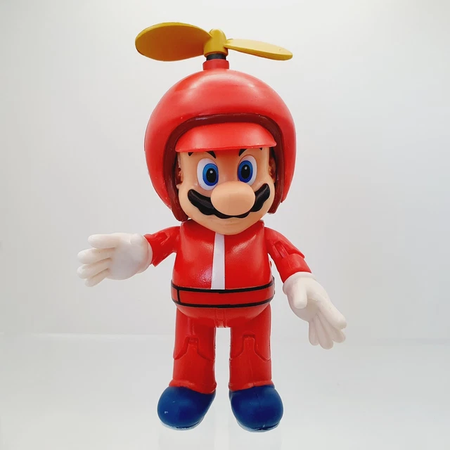 SUPER MARIO BROS Propeller Mario 4" Action Figure NINTENDO £8.99 ...