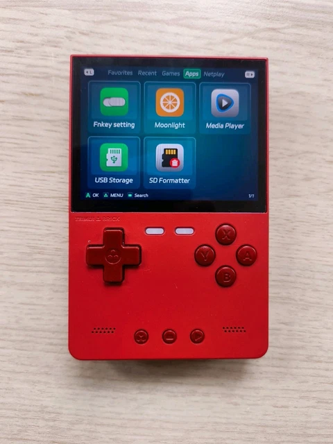 TRIMUI BRICK handheld console, Red, No SD Card £52.68 - PicClick UK