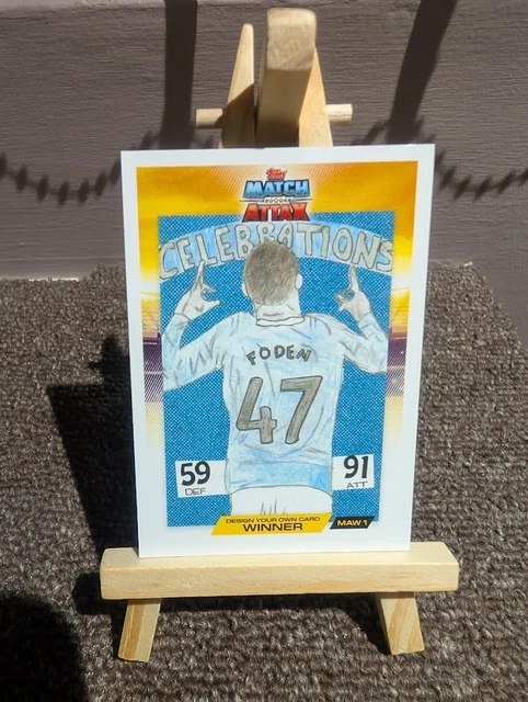 MATCH ATTAX 2025 2026 Phil Foden Man City Design Your Own Card Winner ...
