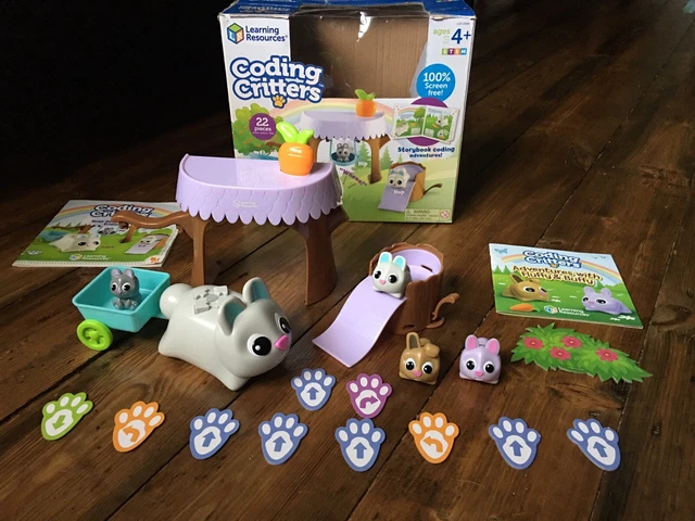 STEM LEARNING RESOURCES Coding Critters kids first code Bopper + Fluffy sets £24.99 - PicClick UK