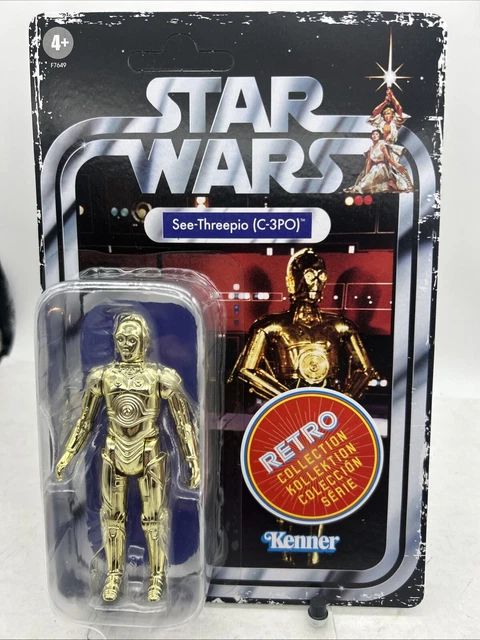 NEW C3-PO STAR Wars Retro Collection First 12 Hasbro Kenner See ...
