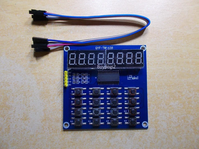 Digital Tm1638 8 Bits Led Keyboard Scan And Display Module £499