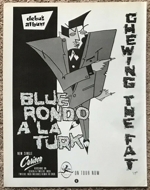 BLUE RONDO A LA TURK - CHEWING THE FAT 1982 full page UK magazine ad £3 ...