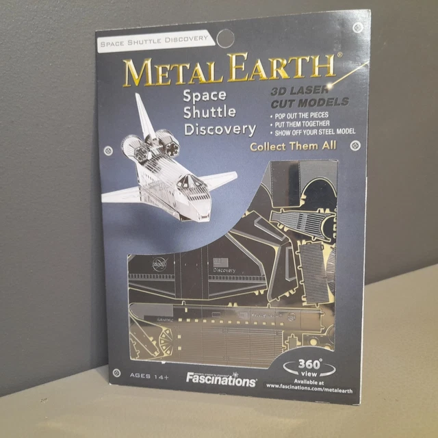 SPACE SHUTTLE DISCOVERY - 3D Model Kit Laser Cut By Metal Earth GIFT ...