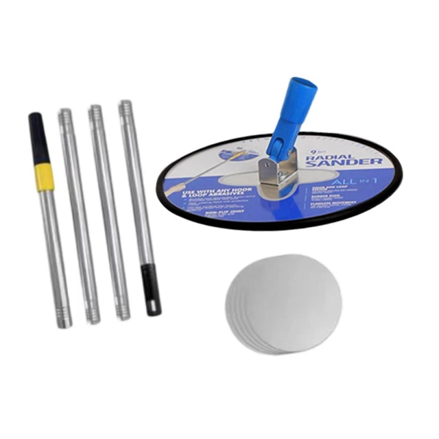 Ceiling Sander Pole Sander For Drywall, 9 Inch Radial Sander With ...