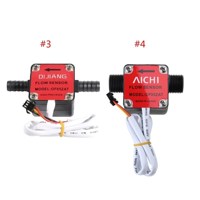 WATER FLOW HALL Effect Sensor Switch Flow Meter Flowmeter Counter 2 ...