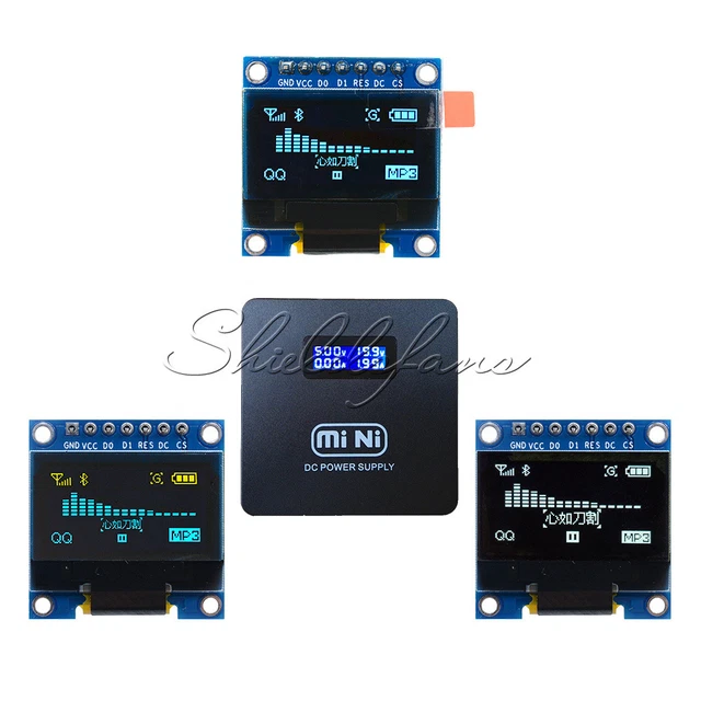 1.3''/0.96'' SPI SERIAL /128X64 OLED LCD Display Screen Module Arduino ...